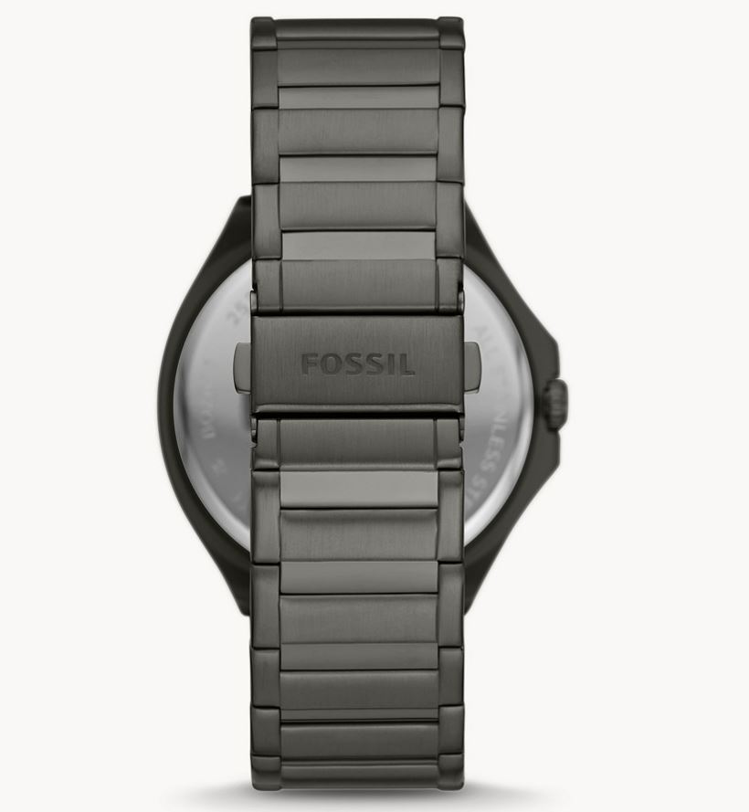 Reloj Fossil Evanston multifunción de acero inoxidable bronce BQ2609 ...