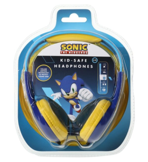 Sonic The Hedgehog Audífonos para niños con control de volumen – Open Box