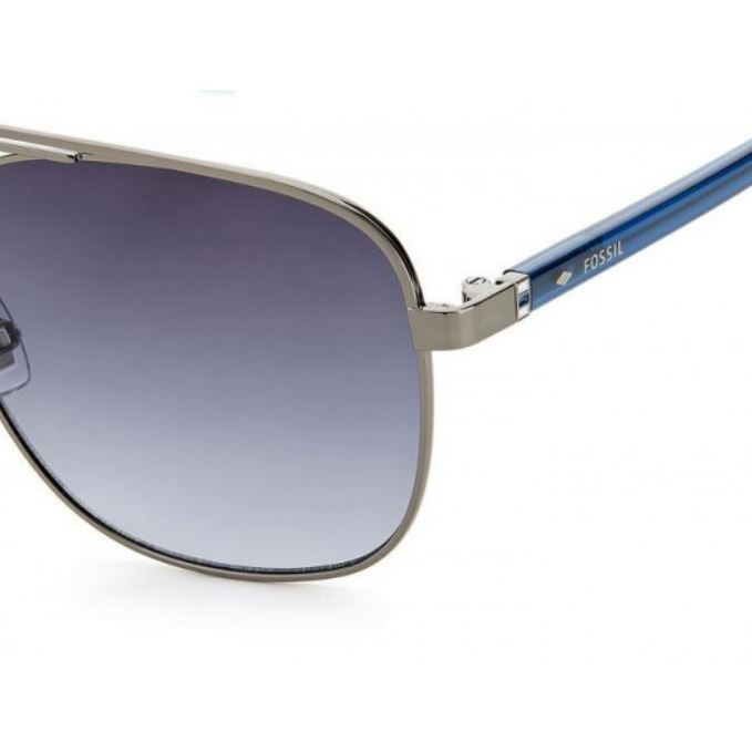 Fossil FOS 2109/G/S 06LB/9O Estilo Aviador Rutenio Gris Obscuro en ...