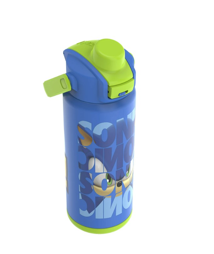 Sonic Zak Designs Botella de Agua de acero inoxidable de 20 onzas ...
