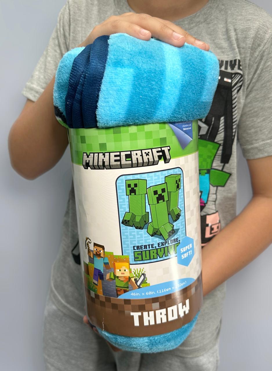 Minecraft Frazada suave – Open Box