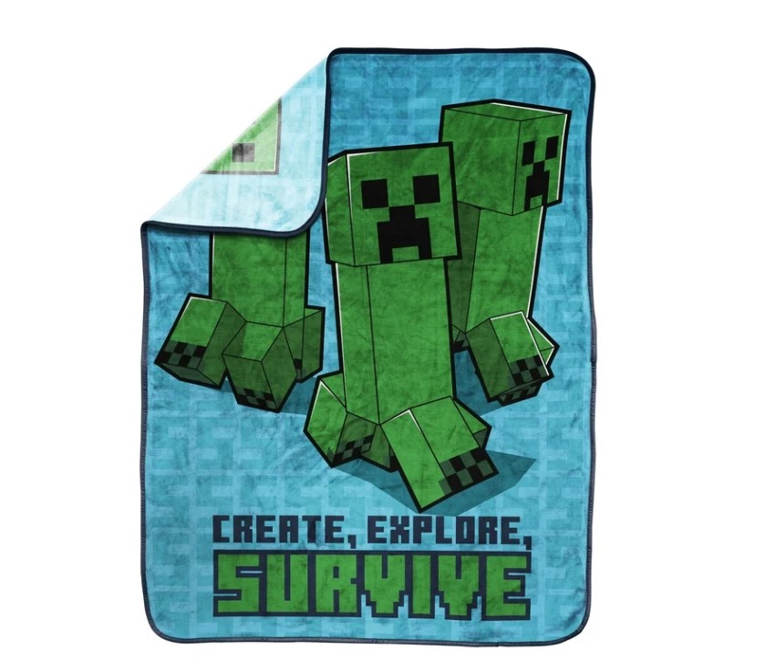 Minecraft Frazada suave – Open Box