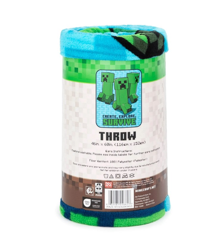 Minecraft Frazada suave – Open Box